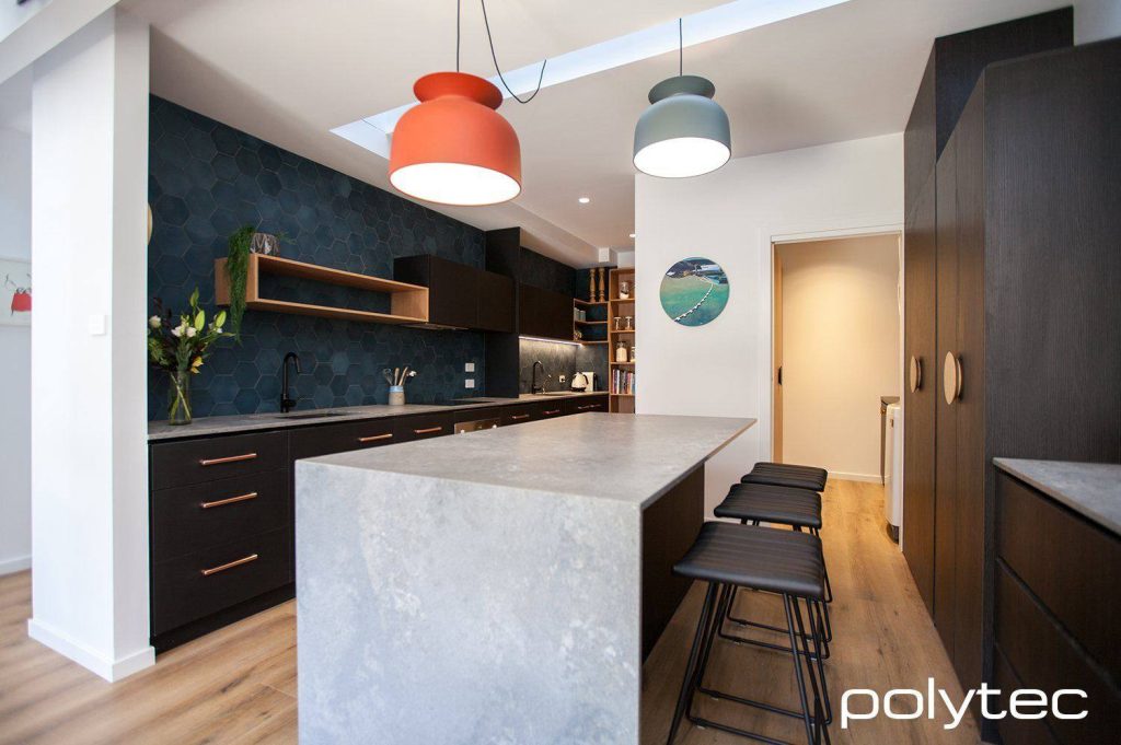 Polytec Black Venette | Sleek, Matte Black Finish