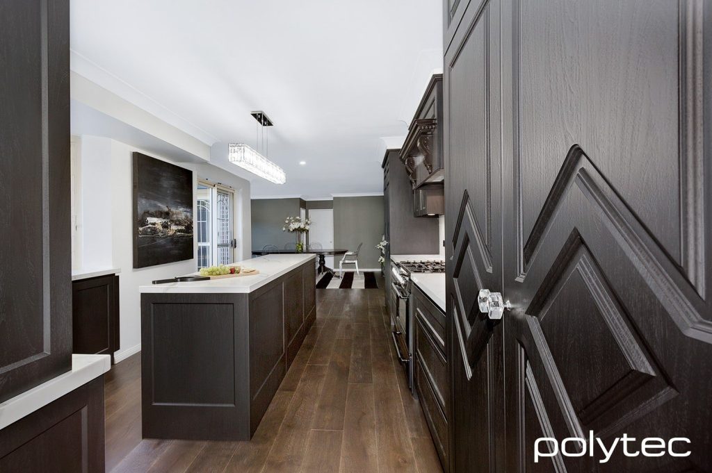 Laminate Polytec Black Wenge Ravine | Attila Kitchens